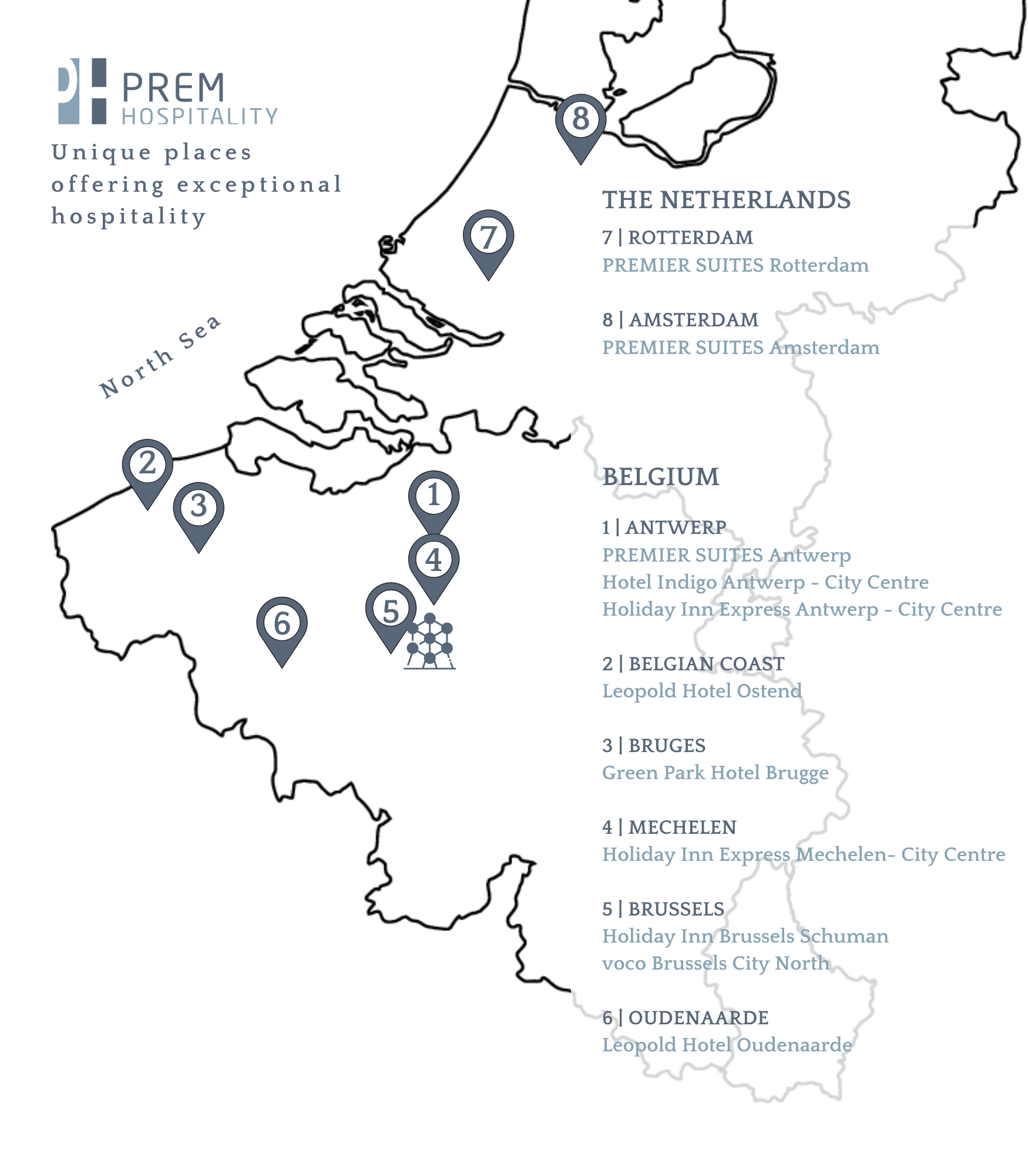 Managed hotels Europe - PREM Hospitality